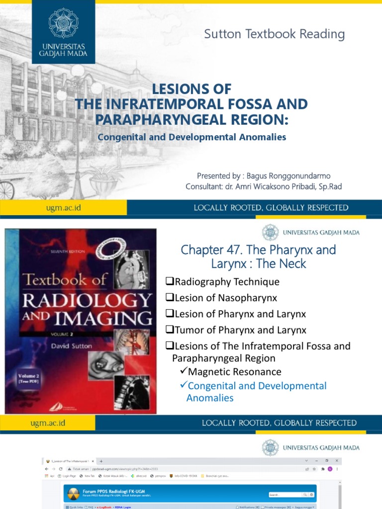 S - Lession of The Infratemporal Fossa and Parapharyngeal Region ...
