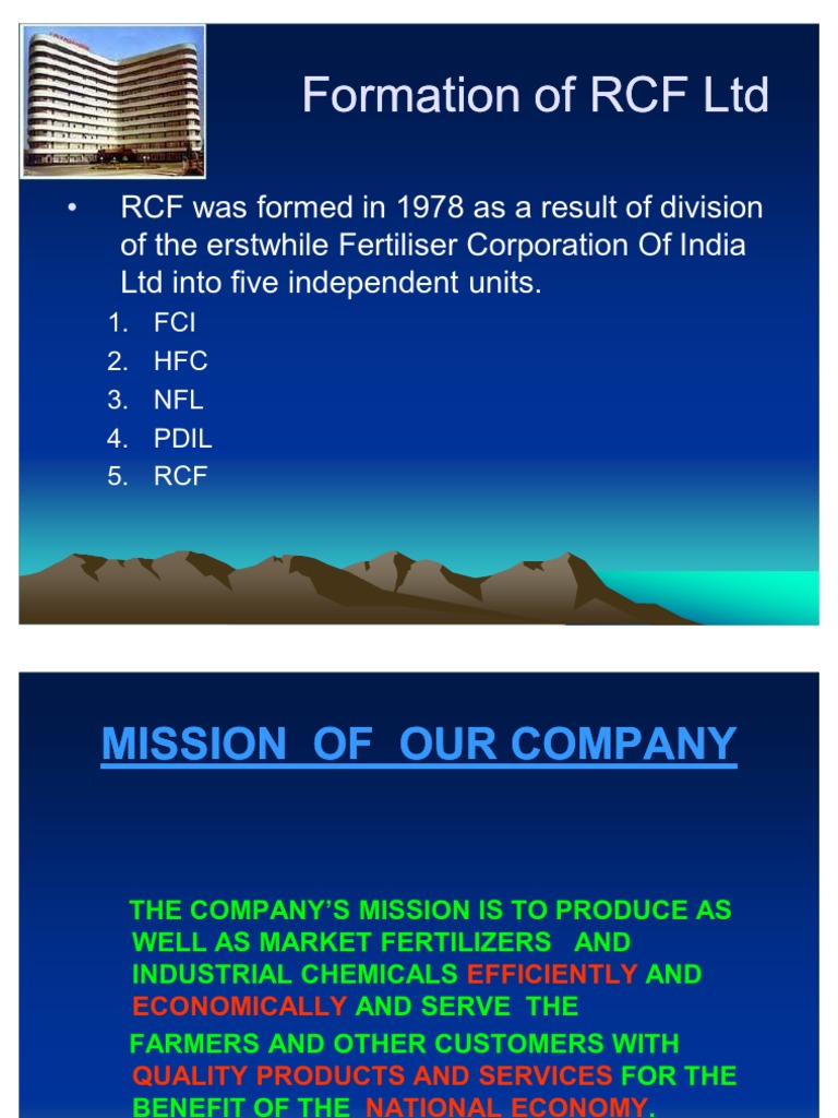 RCF Fertilizer and Annual Report Insights | PDF | Urea | Fertilizer