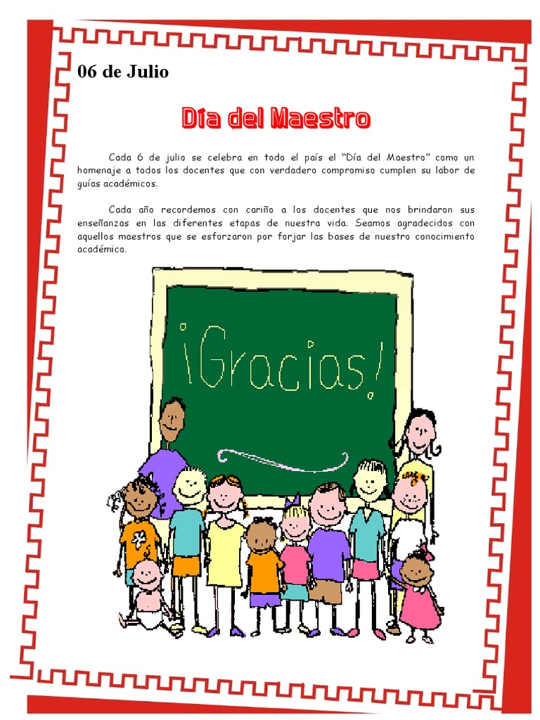 Calendario Civico Escolar Julio | PDF | Perú