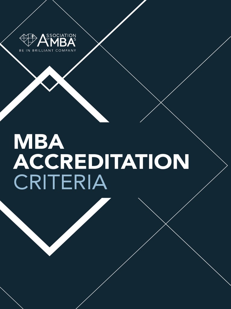 AMBA MBA-Criteria-June-2022 24pp Rev2 Unlocked | PDF