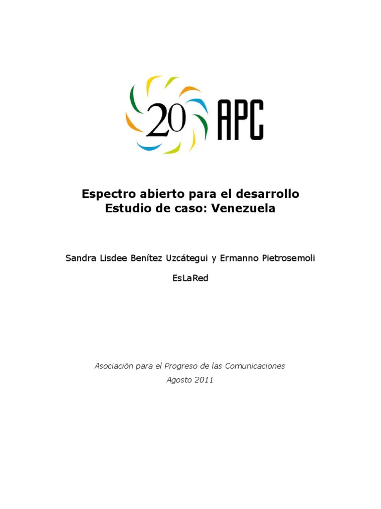 Espectro Venezuela 1 | PDF | Venezuela | Internet