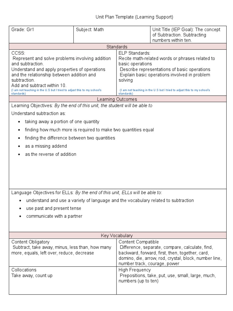 Gr1 The Concept of Subtraction Subtracting Numbers Within 10 | PDF ...