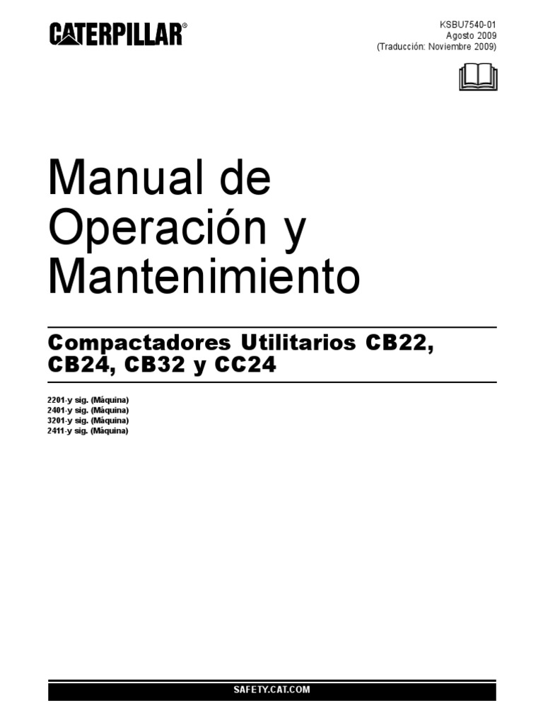 Manual OyM - CB22, CB24, CB32 y CC24 | PDF | Amianto | Presión