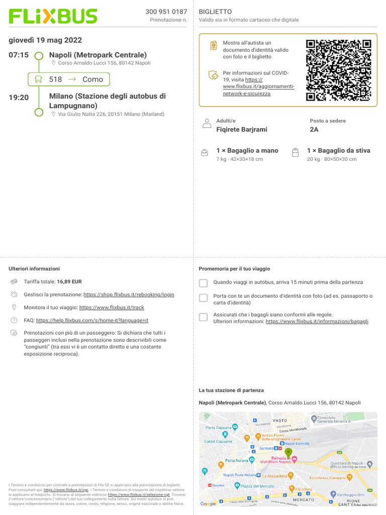 FLIX Ticket 3009510187 | PDF