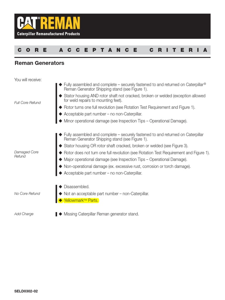 Core Acceptance Criteria Generator | Download Free PDF | Electric ...