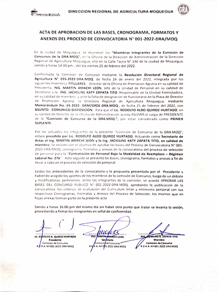 Convo Catori A 0012022 DR A Moq | PDF