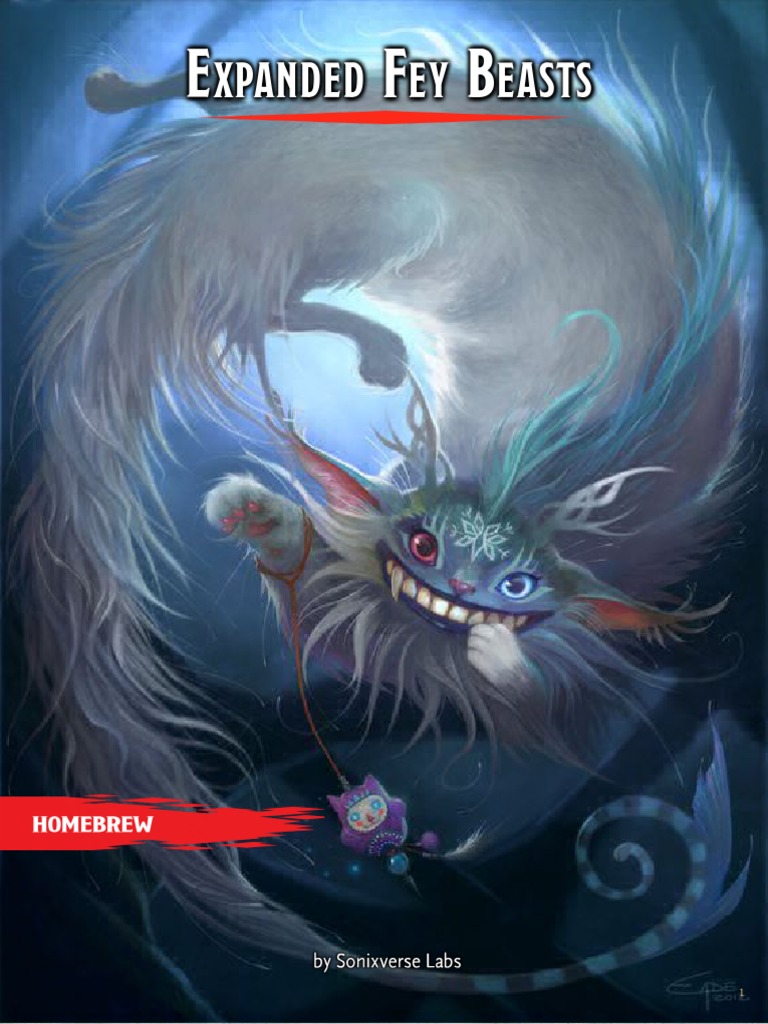 Expanded Fey Beasts by Sonixverse Labs - GM Binder | PDF | Predation