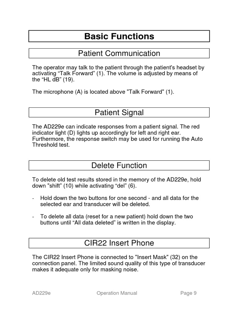 AD229e Operation Manual P3 | PDF | Headphones | Personal Computers