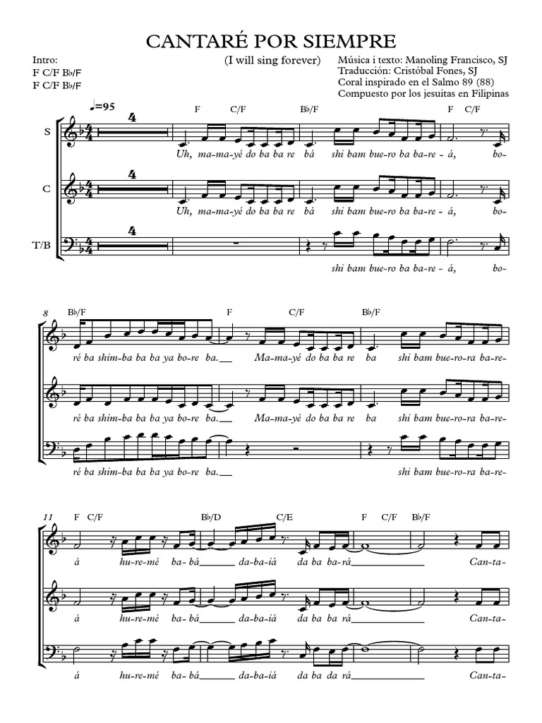 Cantaré Por Siempre | PDF