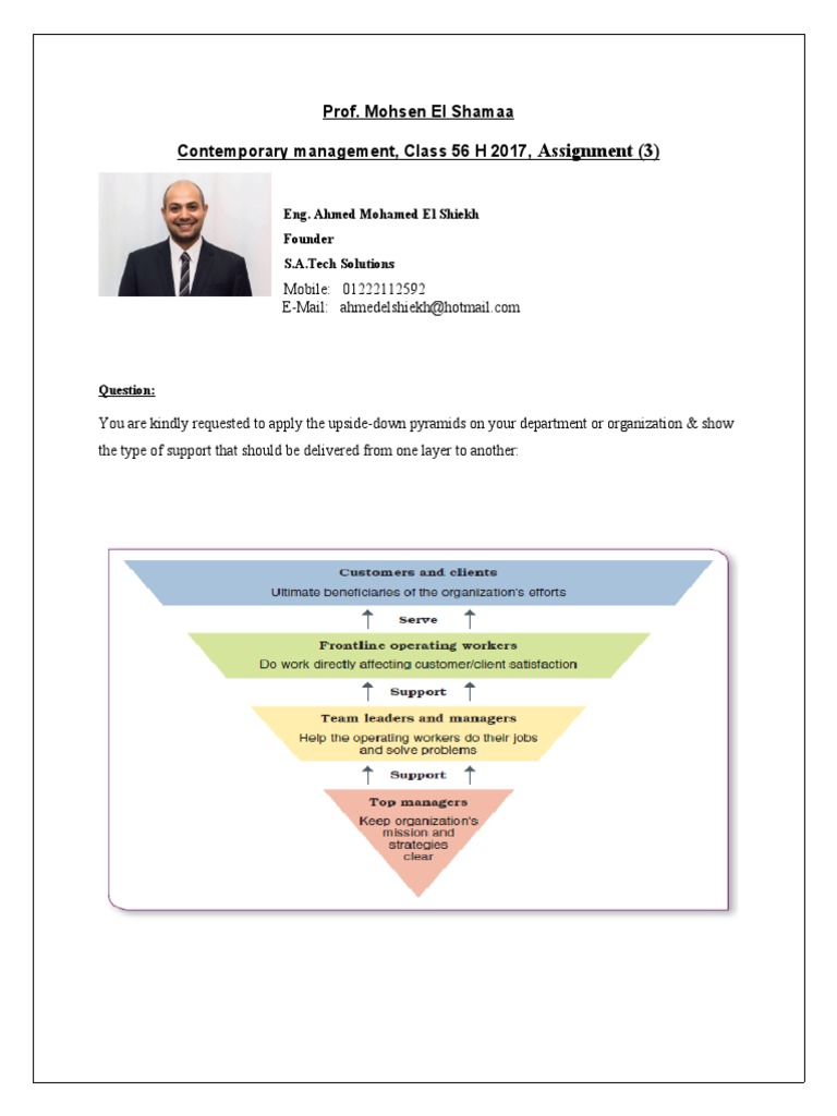 Managment Ass3 | PDF | Goal | Employment