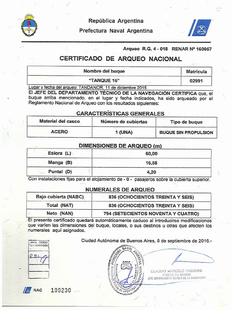 TANQUE 16 Arqueo | PDF