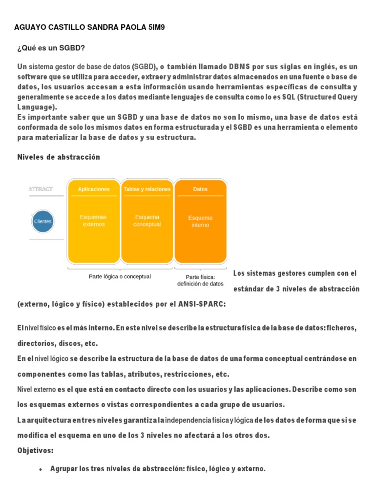 SGBD | PDF | Bases de datos | SQL