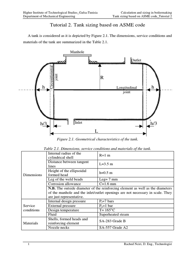Calculation and Sizing in Boilermaking - Tutorial 2 - Answers | PDF Calculation and Sizing in Boilermaking - Tutorial 2 - Answers | PDF