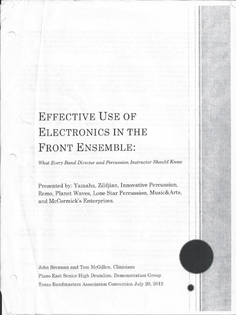Electronics Handout 1 | PDF