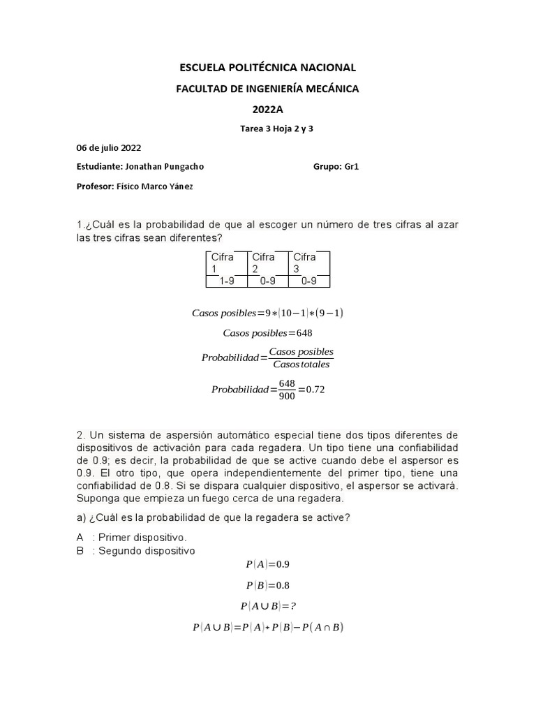 Tarea 3 - Jonathan Pungacho | PDF | Matemáticas | Obras intelectuales Tarea 3 - Jonathan Pungacho | PDF | Matemáticas | Obras intelectuales