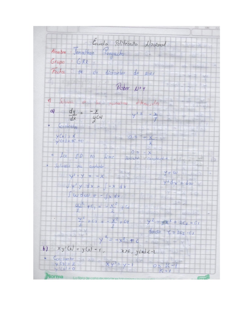 Hoja 4 - ED Separables | PDF