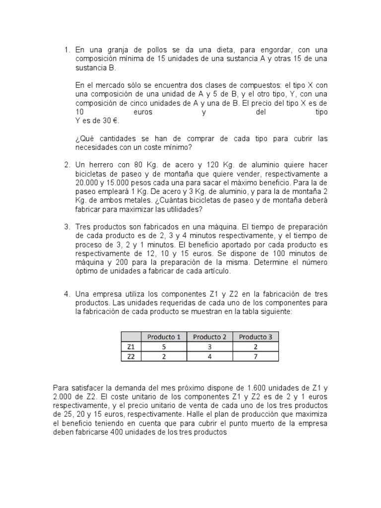 Ejercicios Practicos PL | PDF | Acero | Aluminio