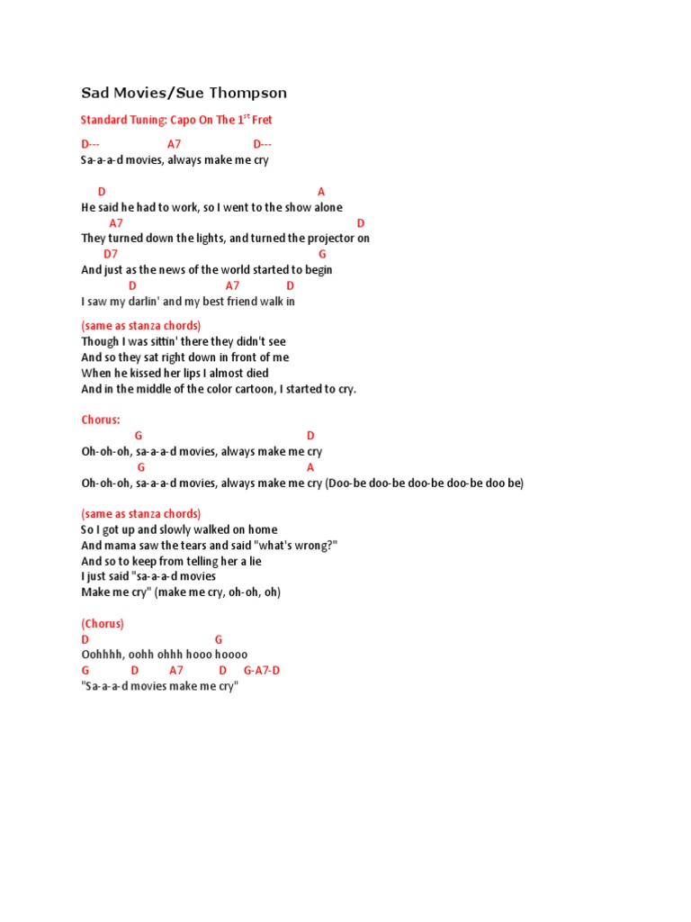 Sad Movies | PDF