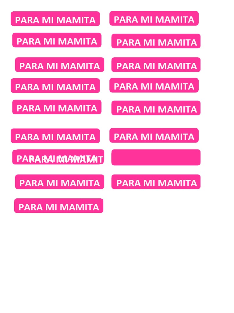 Letras de Mami | PDF