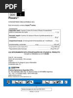 Herbicida Pivot H: Ficha Técnica y Uso | PDF | Agua | Herbicida