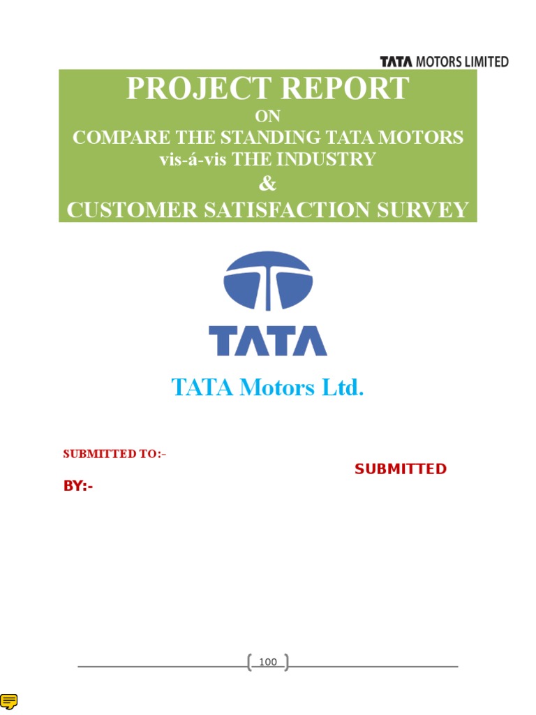 Project On TATA Motors | PDF | Stocks | Business Economics
