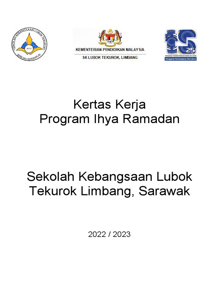 Kertas Kerja Program Ihya | PDF