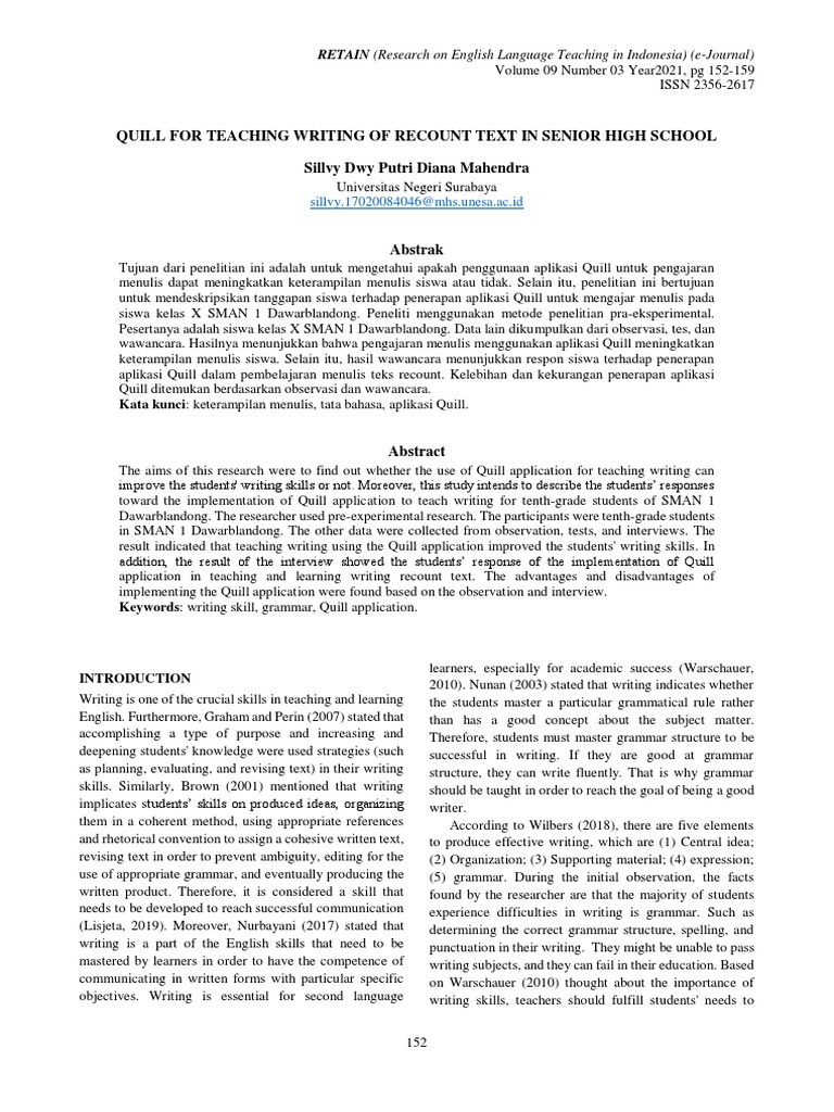 Quill in Writing | PDF