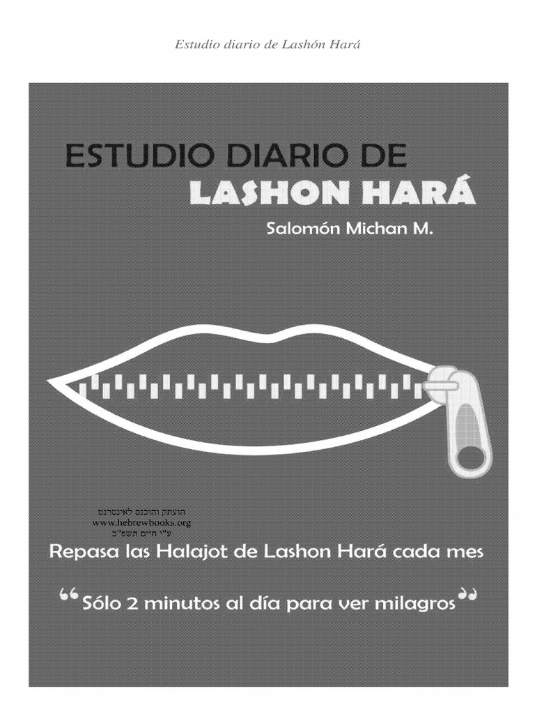 Lashon Hara | PDF | Amor