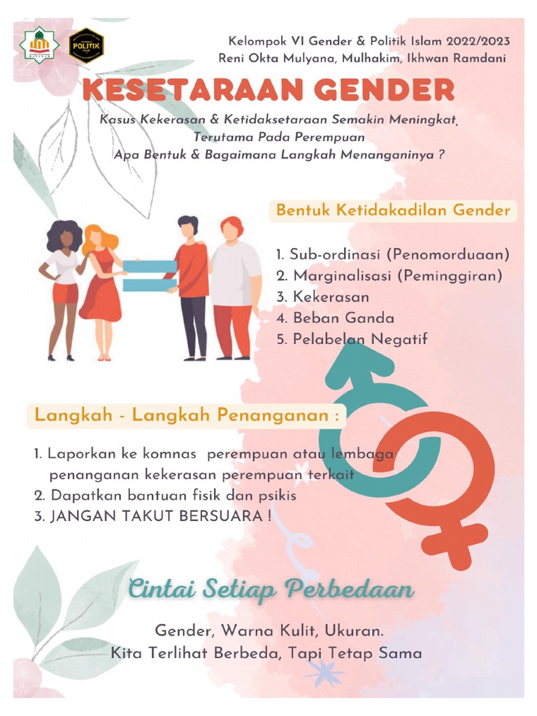 Tugas UTS Poster Gender | PDF