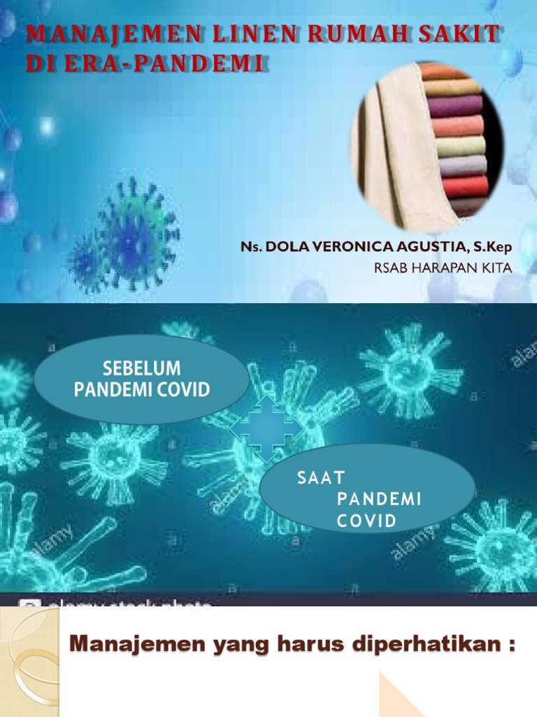 Manajemen Linen Dan Laundry Dimasa Pandemi Covid19 - Ns. Dola Veronica ...