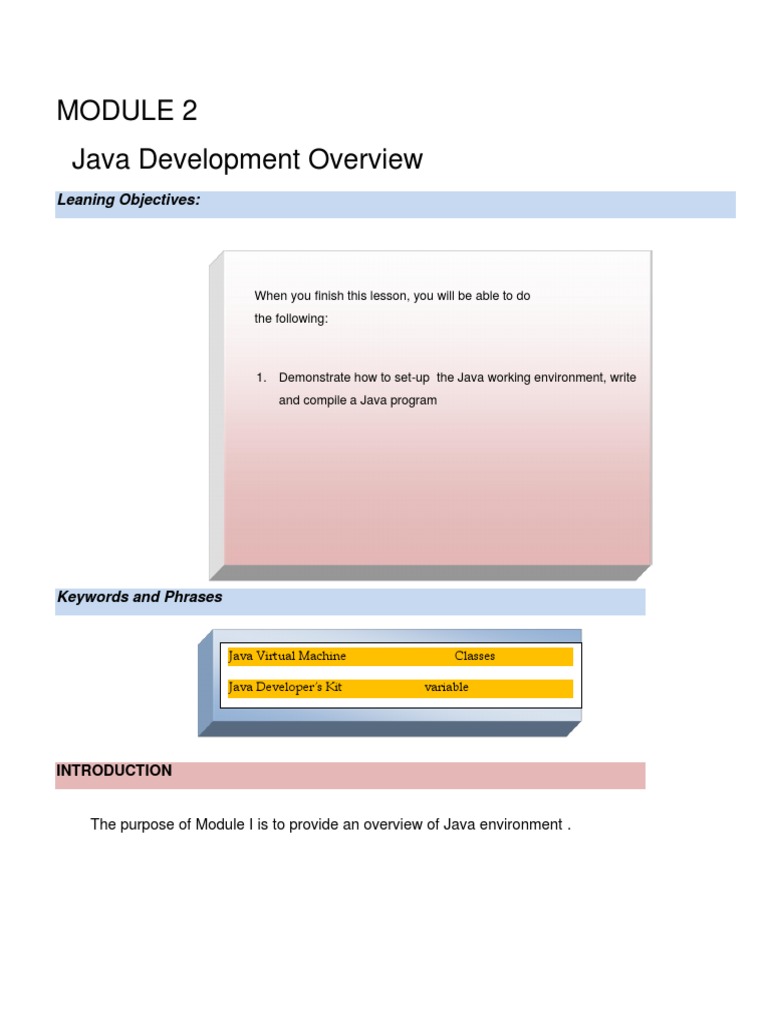 Main Topic 2 | PDF | Java Virtual Machine | Java (Programming Language)