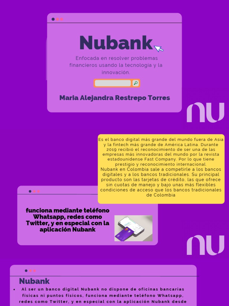 NUBANK | PDF | Bancos | Internet