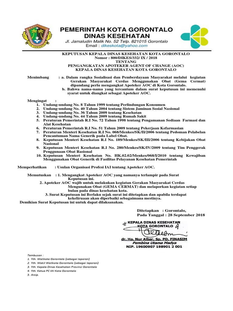 SK Dan Nama Aoc | PDF