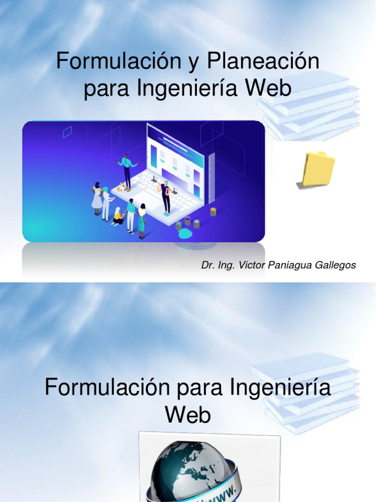Cap 17 - Formulacion y Planeacion para La Ingenieria Web - UNAMAD 2020 | PDF