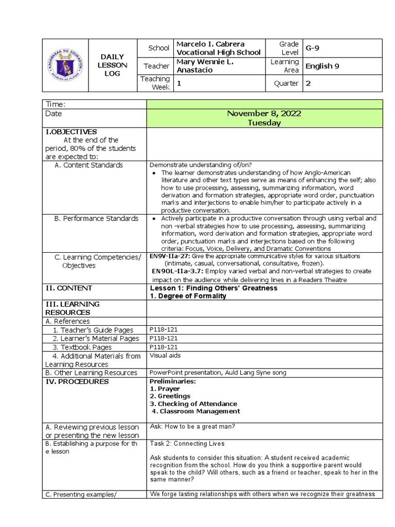 Understanding Formality in Communication: A Lesson on Applying the ...