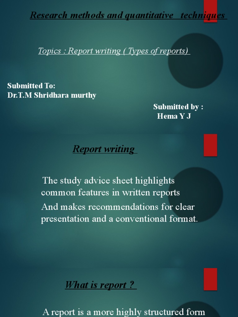Report Writing Pdf