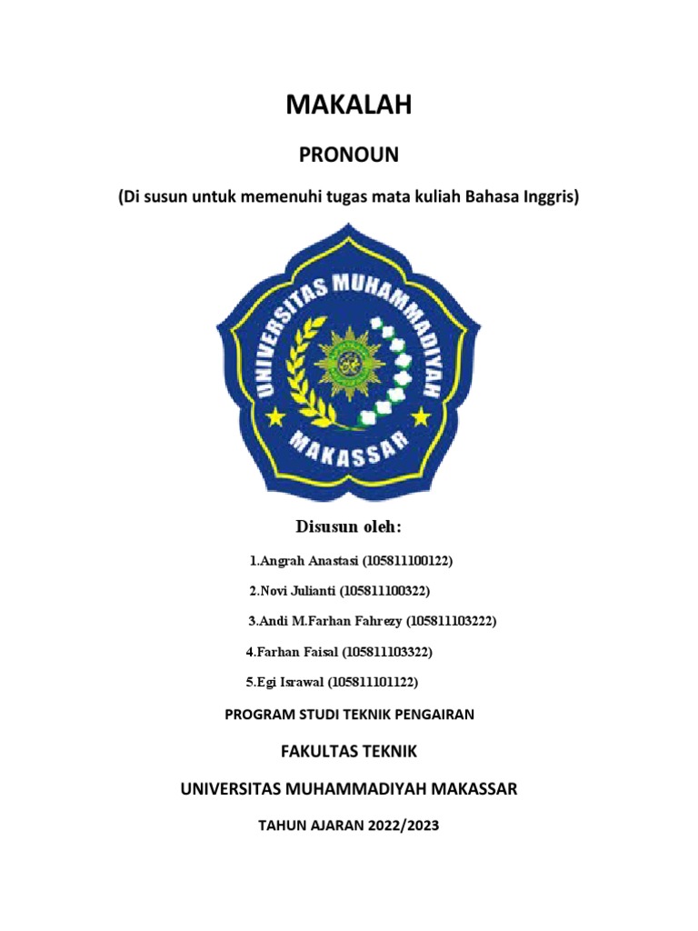 Pengertian dan Fungsi Pronoun | PDF