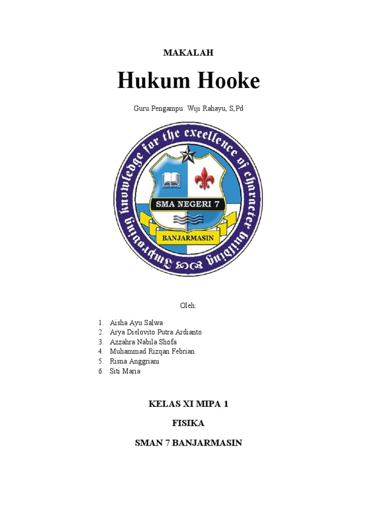 Hukum Hooke | PDF