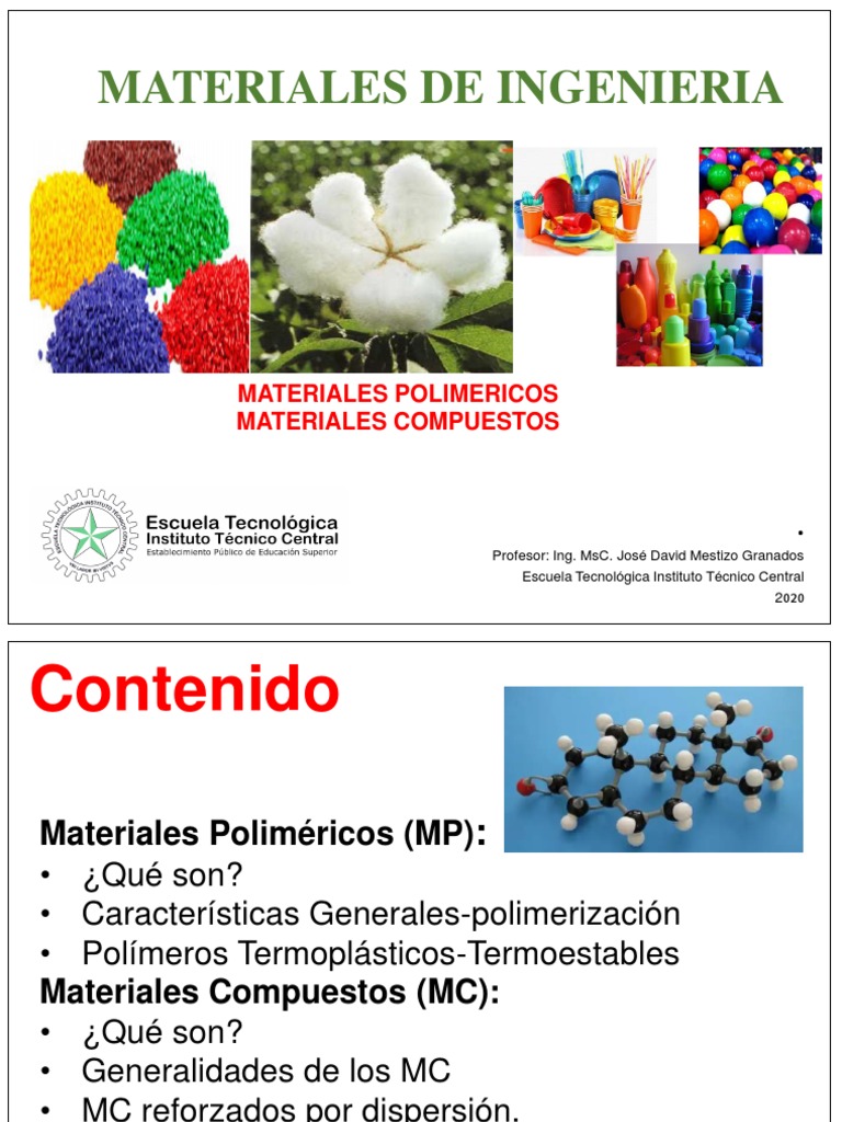 Materiales Polimericos | PDF | Polímeros | Termoplástico