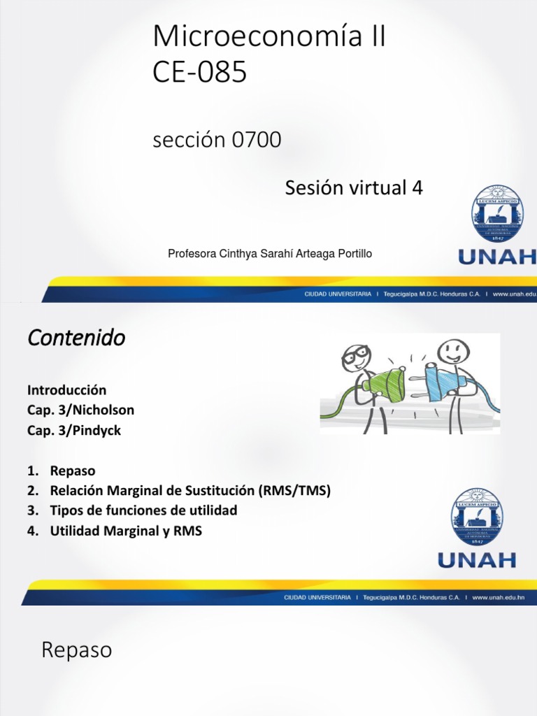 Sesión 4 RMS y Tipos de Función de Utilidad | PDF