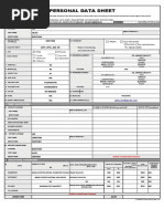 Personal Data Sheet CS Form No. 212 Revised 2017 | PDF | Justice ...