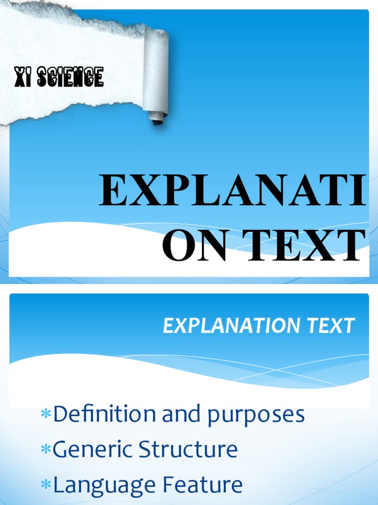 Explanation Text | PDF | Water | Semantic Units