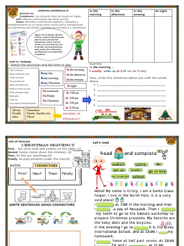 Eda07 Activity 01 Daily Activities 1 - Reading | PDF