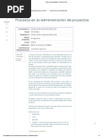 Examen Semana 5 Admon de Proyectos | PDF | Presupuesto | Business
