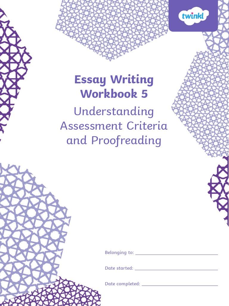 Essay Writing Skills Workbook 5 Understanding Assessment Criteria and ...