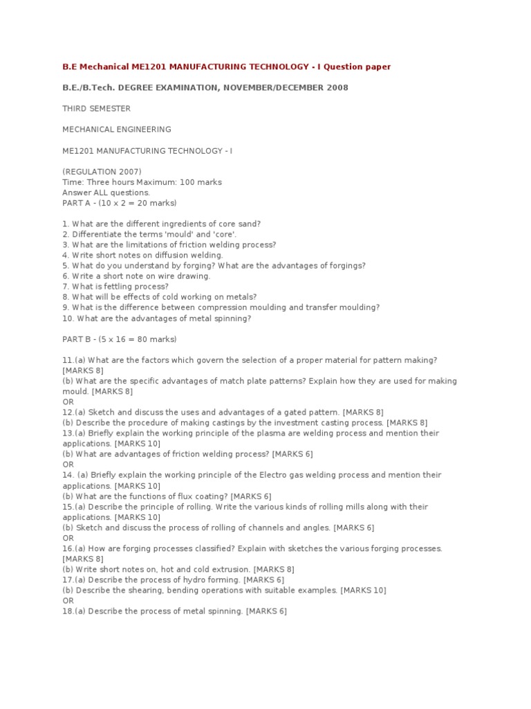 MT 1 | PDF