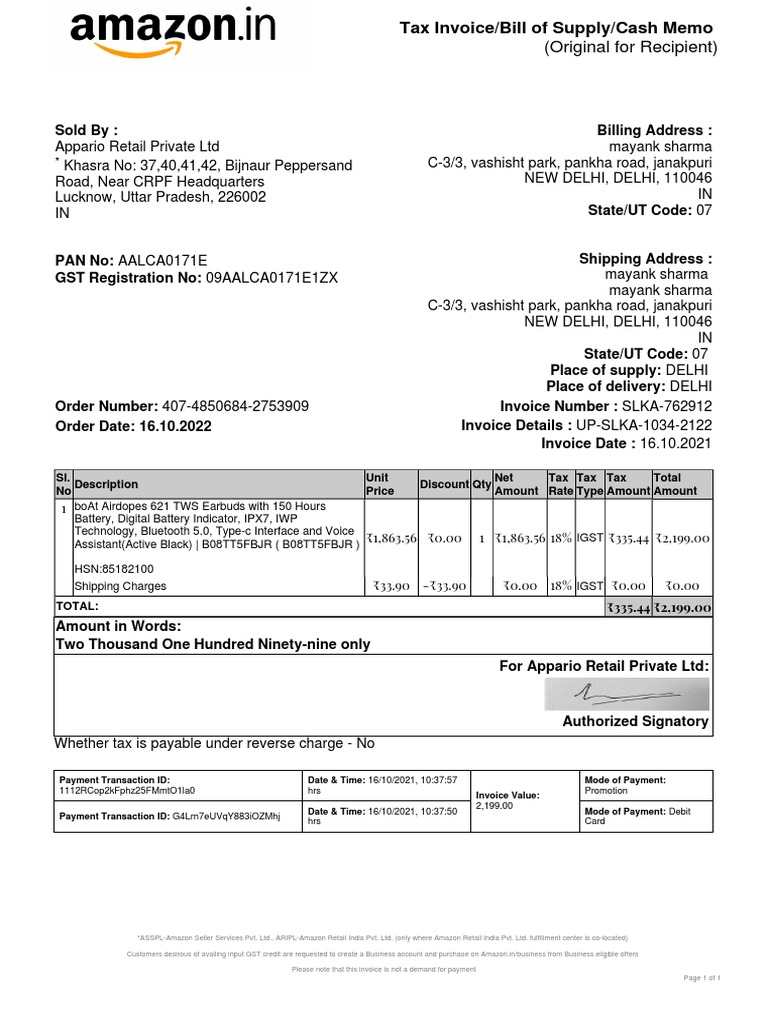 Invoice 221116 212156 | PDF