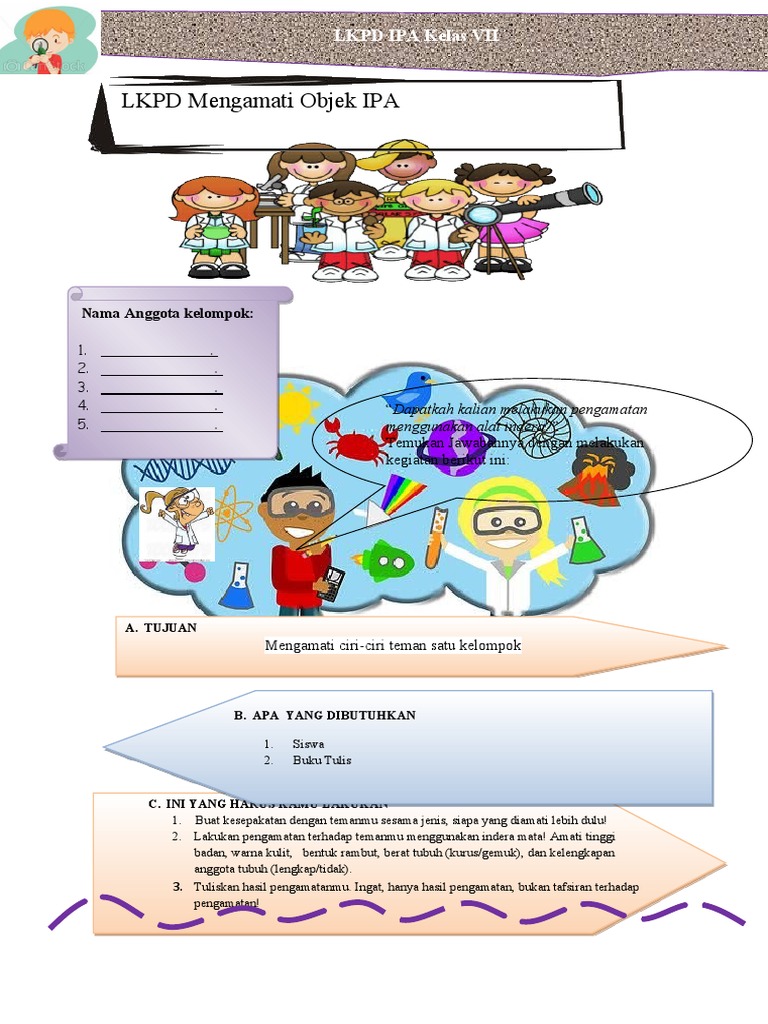 LKPD IPA Kelas VII | PDF