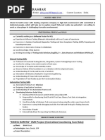 Capgemini Resume Template | PDF | Software | Computing