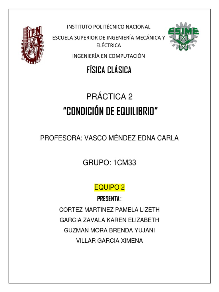 Practica 2 (Fisica) | PDF | Fuerza | Fricción